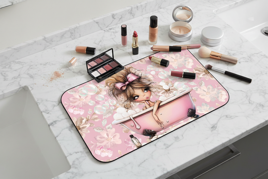 Nicki Glam Makeup Mats | Non-Slip Makeup Mats for Clean Countertops
