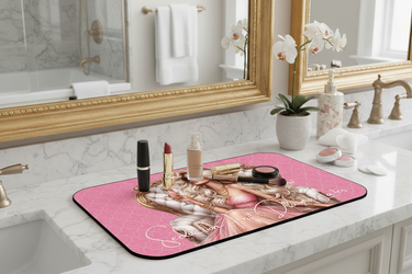 Nicki Glam Makeup Mats | Non-Slip Makeup Mats for Clean Countertops